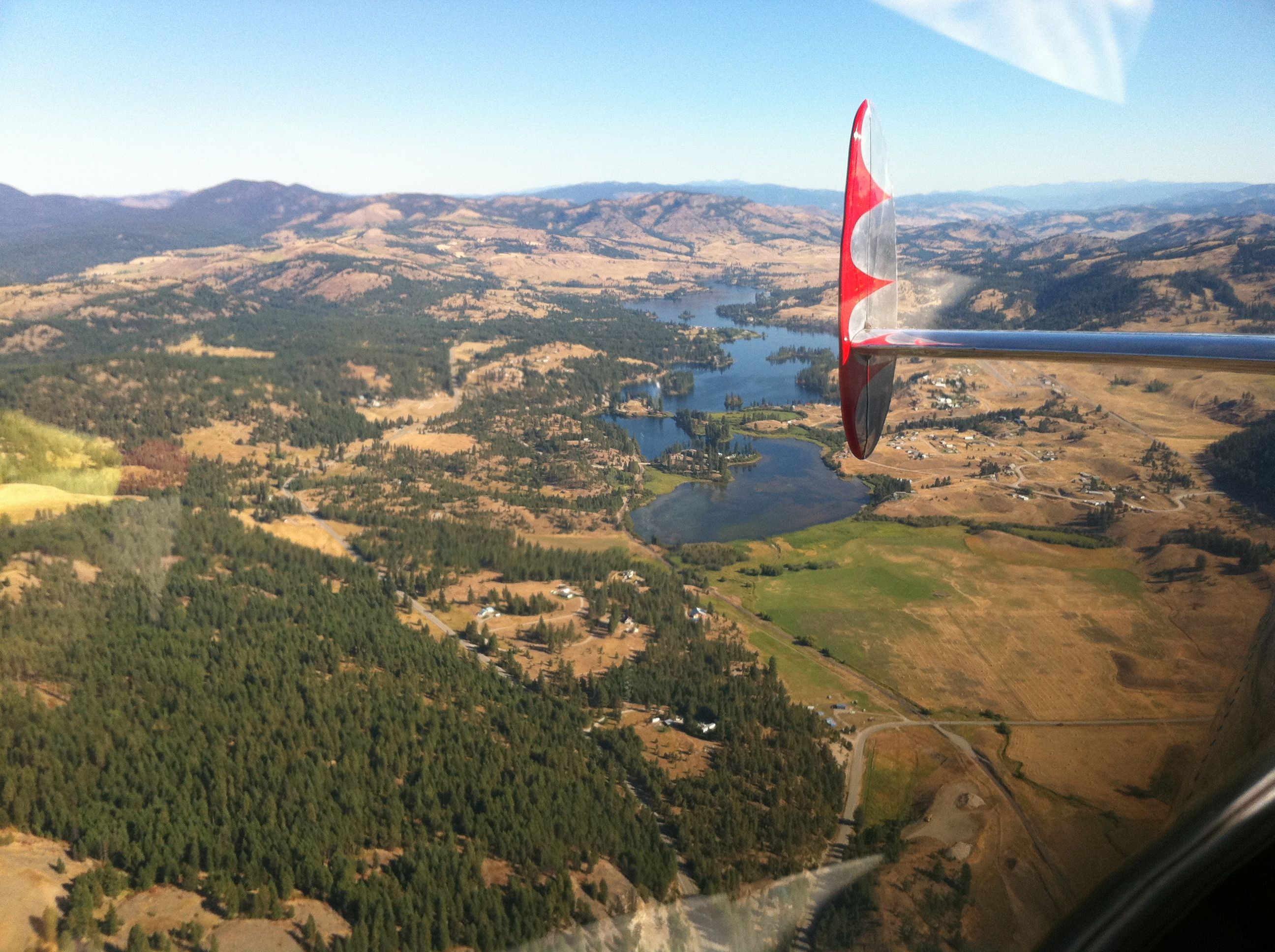 Departing Republic on 17. Airport just under horizontal stabilizer | SkyVector